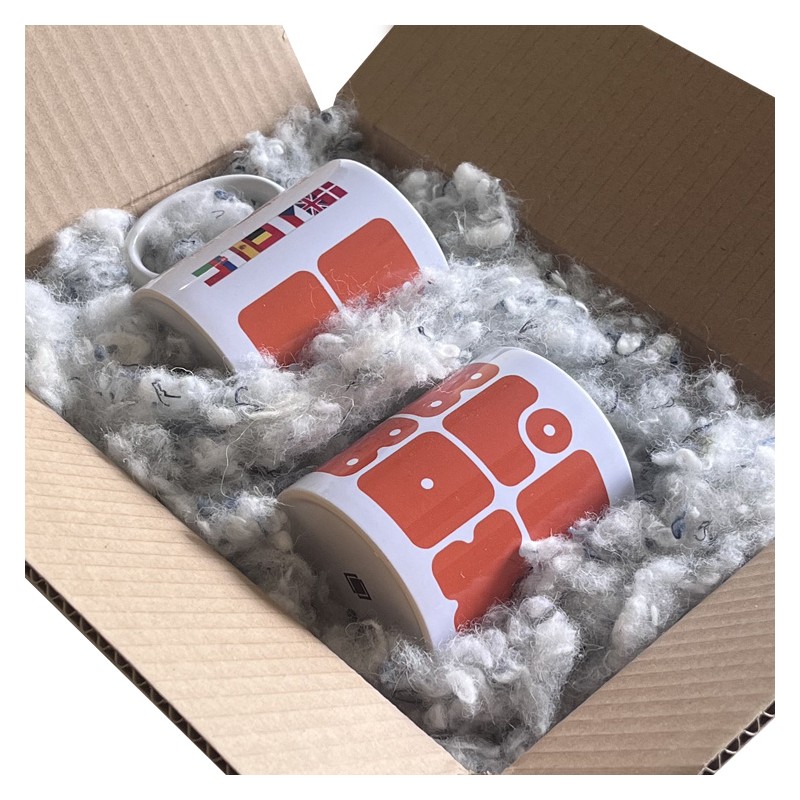 Fibres de calage textile recyclée