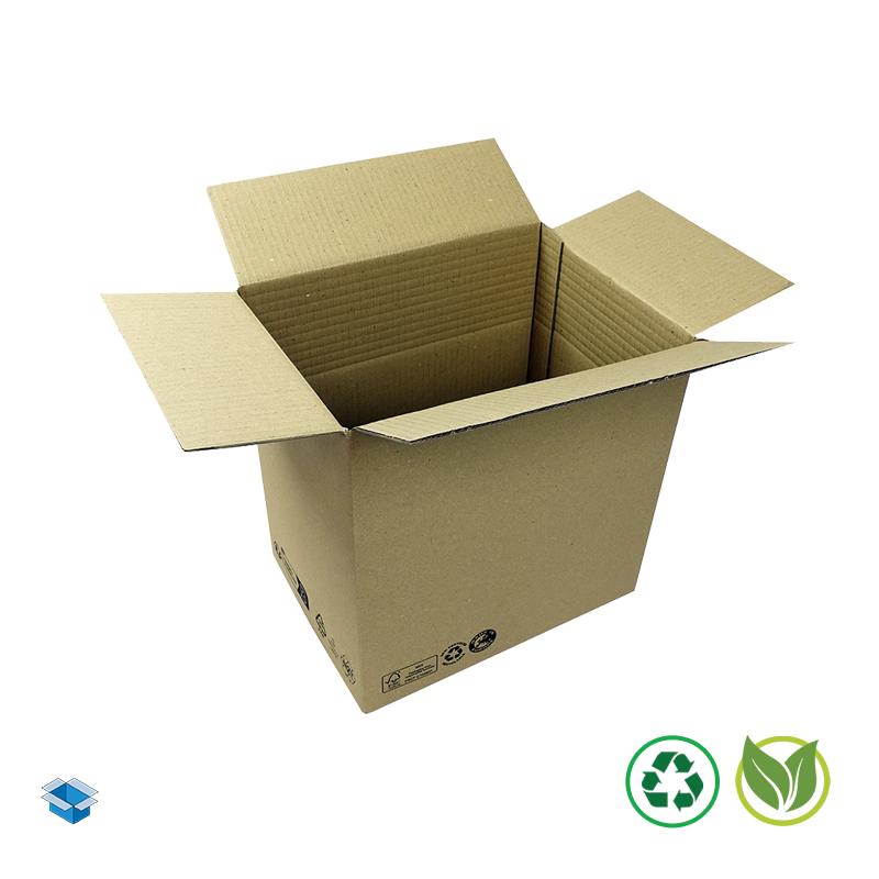 Caisse carton à fond automatique plat